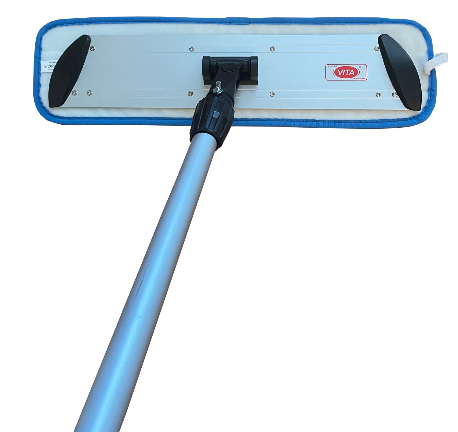 How to attach a microfiber mop pad to handle and frame set