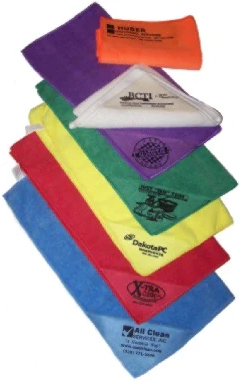 Custom Branded Microfiber Cloths | Add your logo – Direct Mop Sales, Inc.