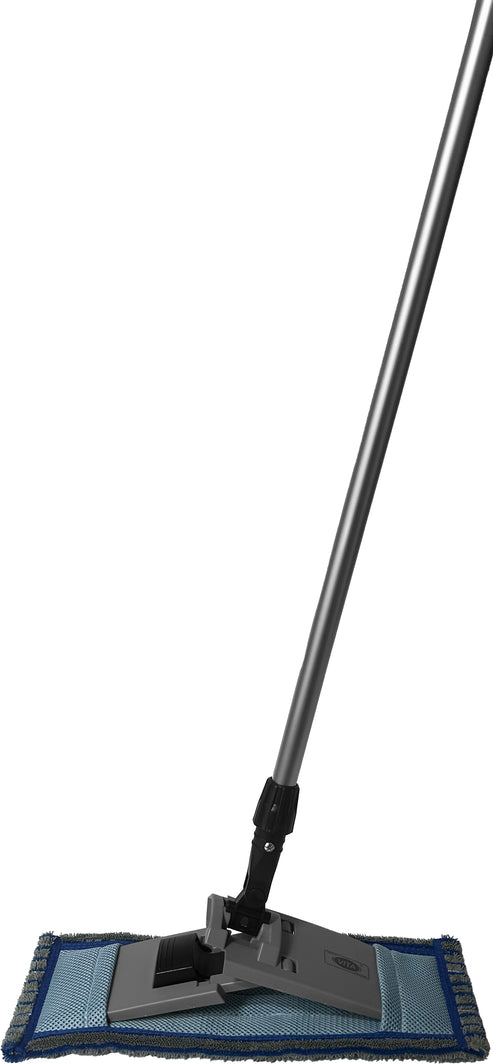 Microfiber Pocket Mop Scrubber – Closed-Loop with Blue Scrubbing Strips, 18" – Direct Mop Sales ...