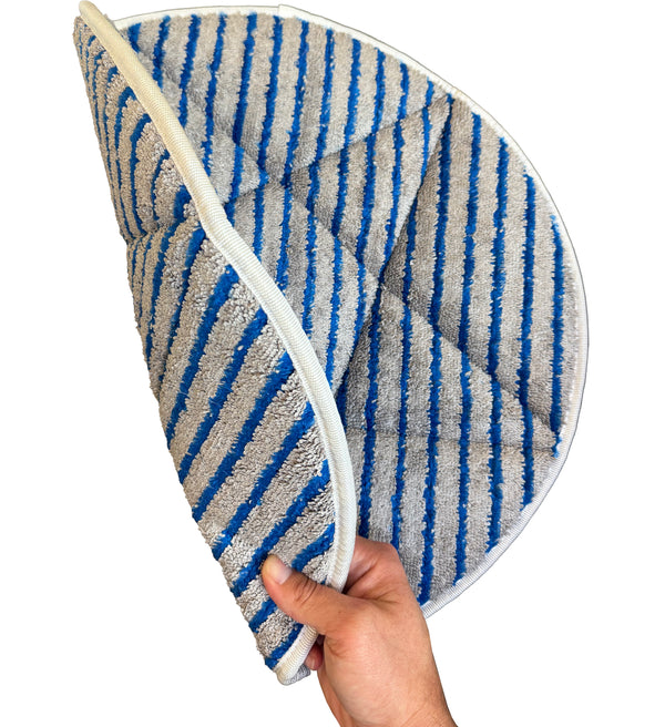 Microfiber Carpet Bonnet - Scrubber | Gray – Direct Mop Sales, Inc.