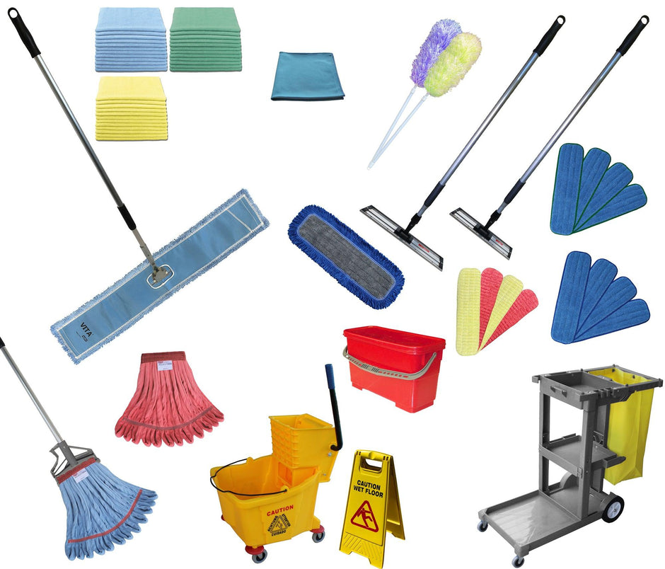 Commercial cleaning | Janitorial supply kits | Direct Mop Sales, Inc.